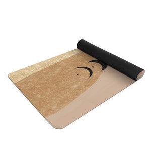 Pastel Color Aesthetic Boho Moon Yoga Mat Custom Personalized - Etsy