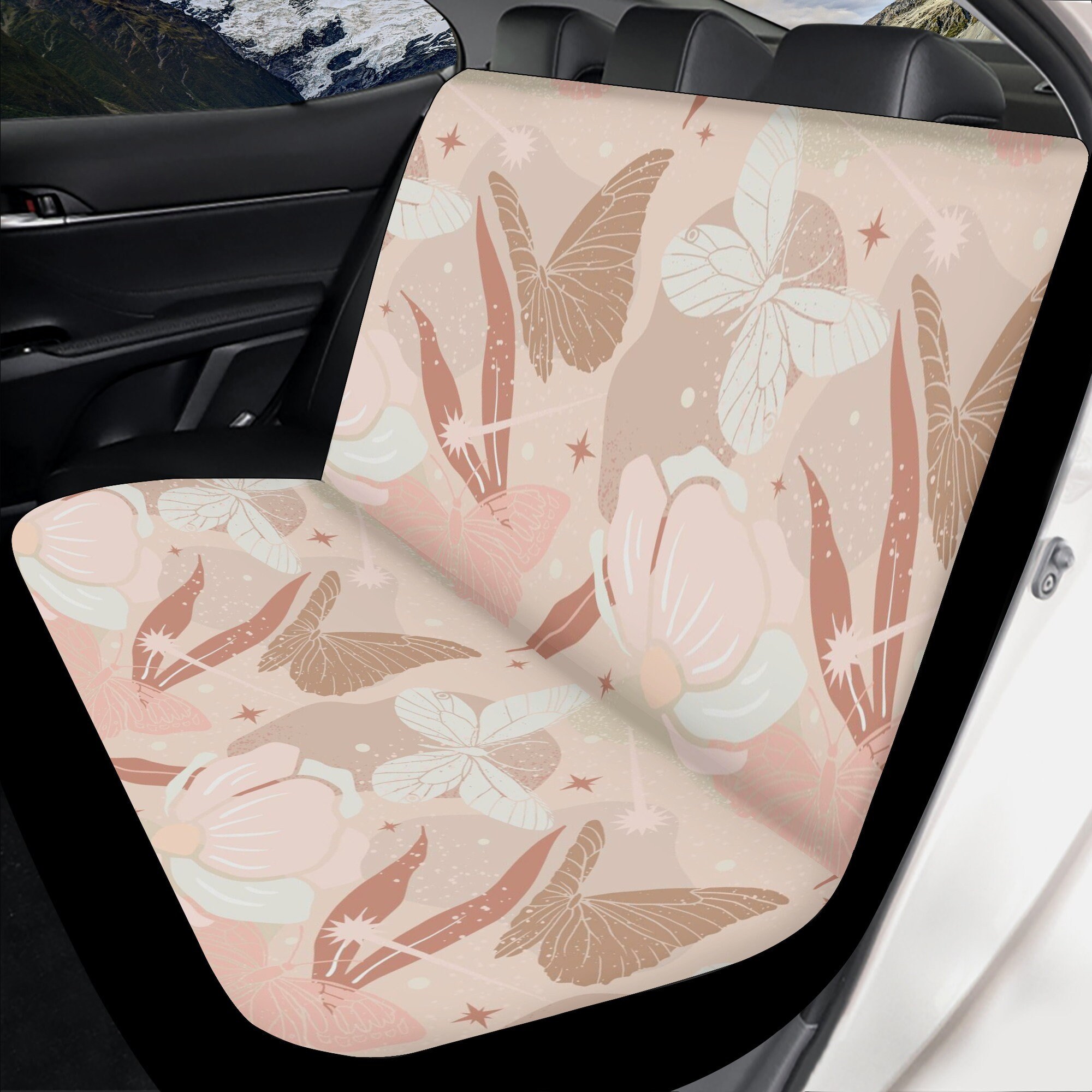 Boho Butterfly Seat Cover for Car Full Set Floral Car Seat - Etsy
