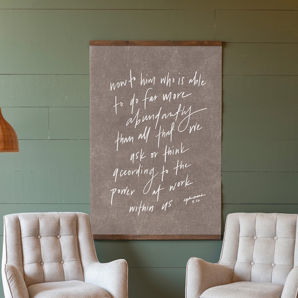 Scripture on Canvas - Etsy