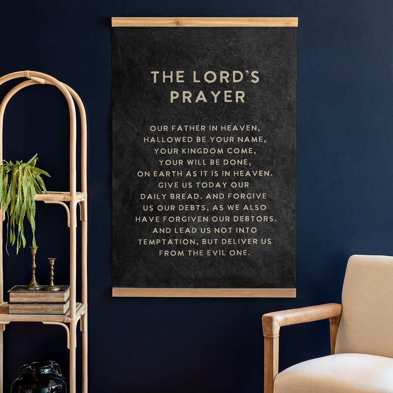 Lords Prayer Sign - Etsy