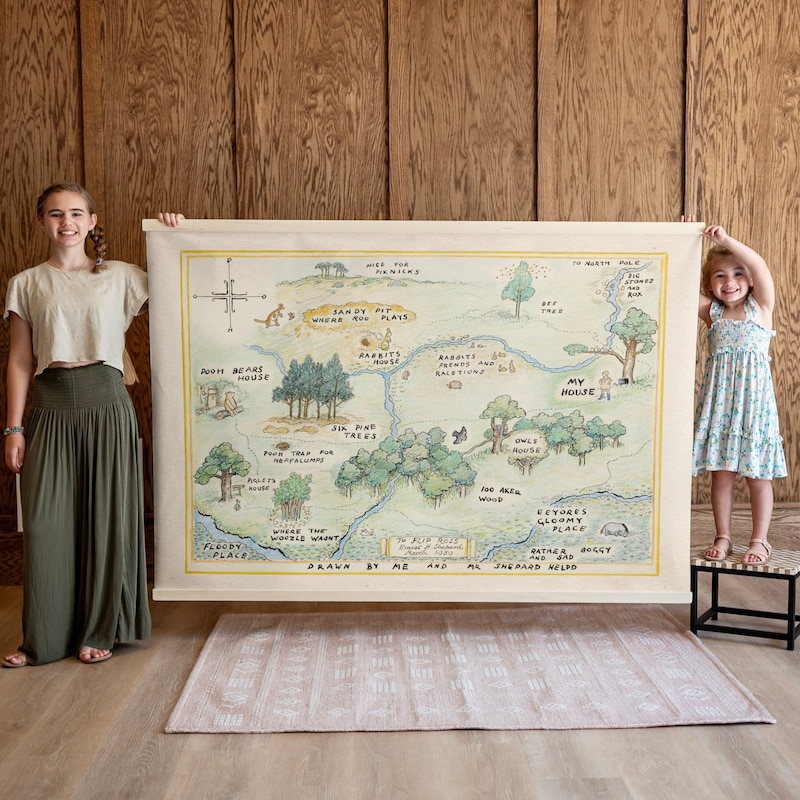 Baby Wall Tapestry Map - Etsy