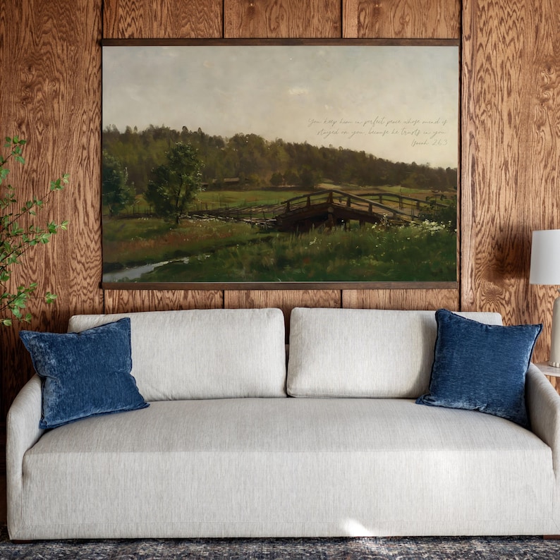 Perfect Peace Isaiah 26:3 Wall Art | Christian Wall Art | Tapestry Wall ...