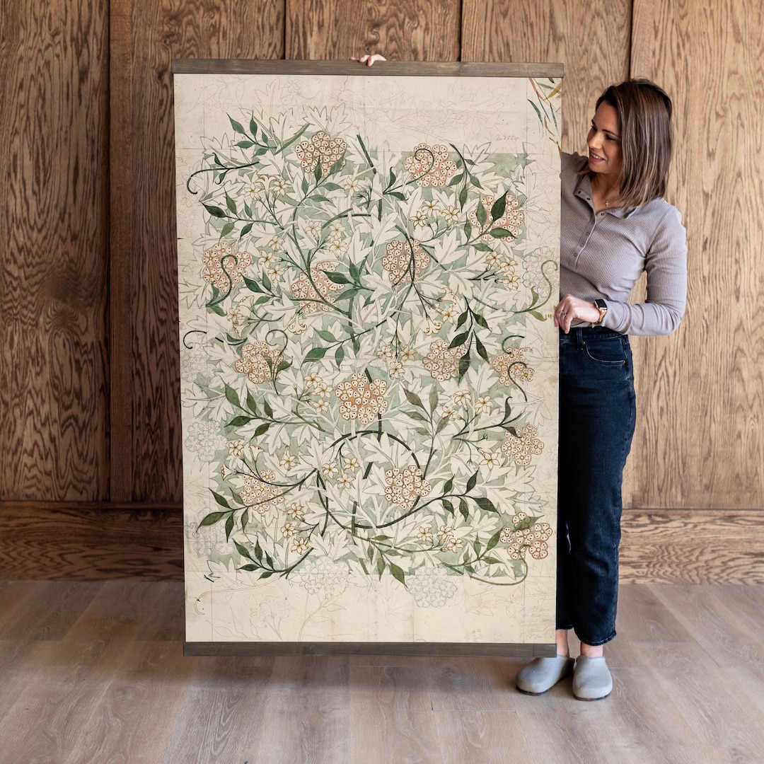 Oversized Vintage Botanical Art Tapestry: Textile Wall Art | 151 - Etsy
