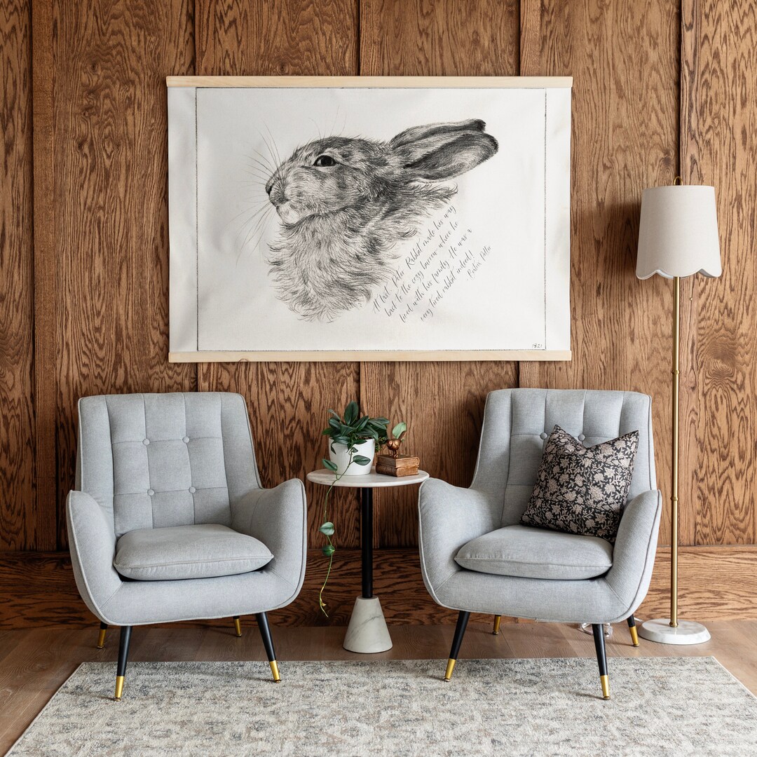 Peter Rabbit Canvas Art With Beatrix Potter Quote | Kids Room Decor ...