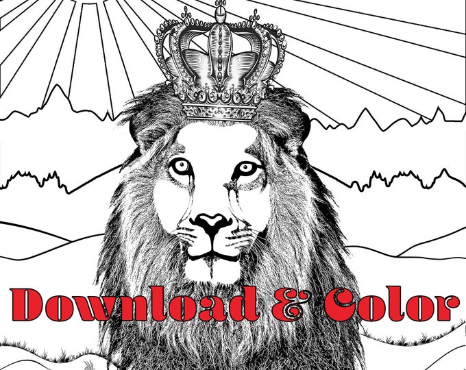 Lion Coloring Pages | Children Activity | Wildlife Coloring Pages ...