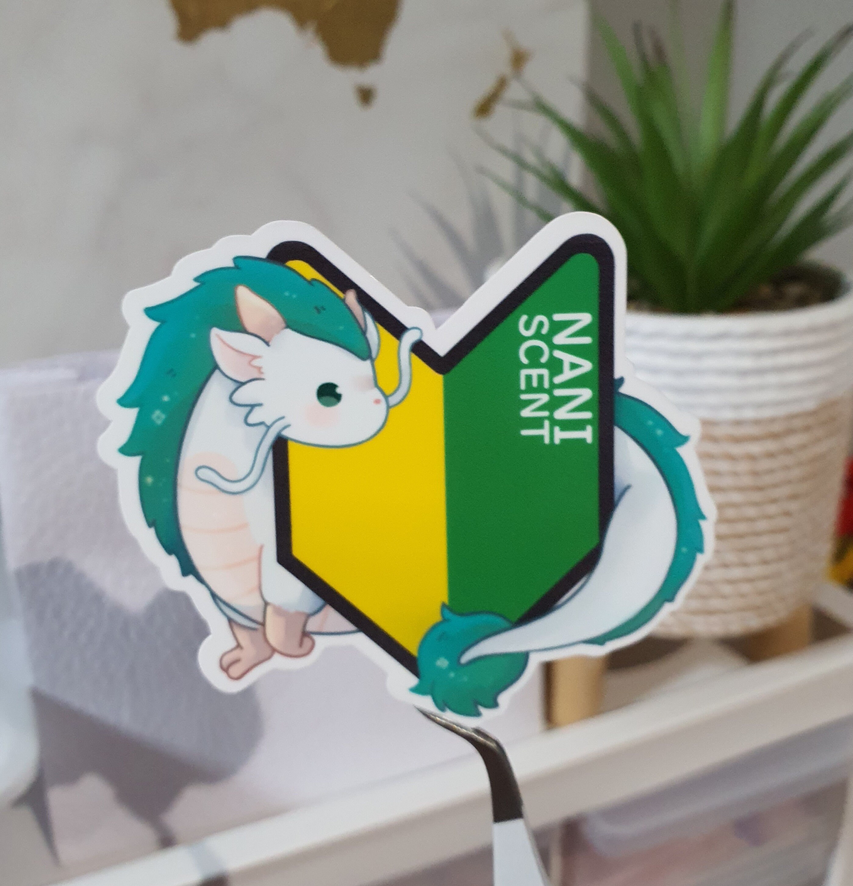 JDM Haku Dragon Vinyl Sticker Kawaii Sticker Car Laptop | Etsy