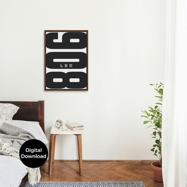 Lubbock Texas Poster Set: Area Code 806 Wall Art (digital Download) - Etsy