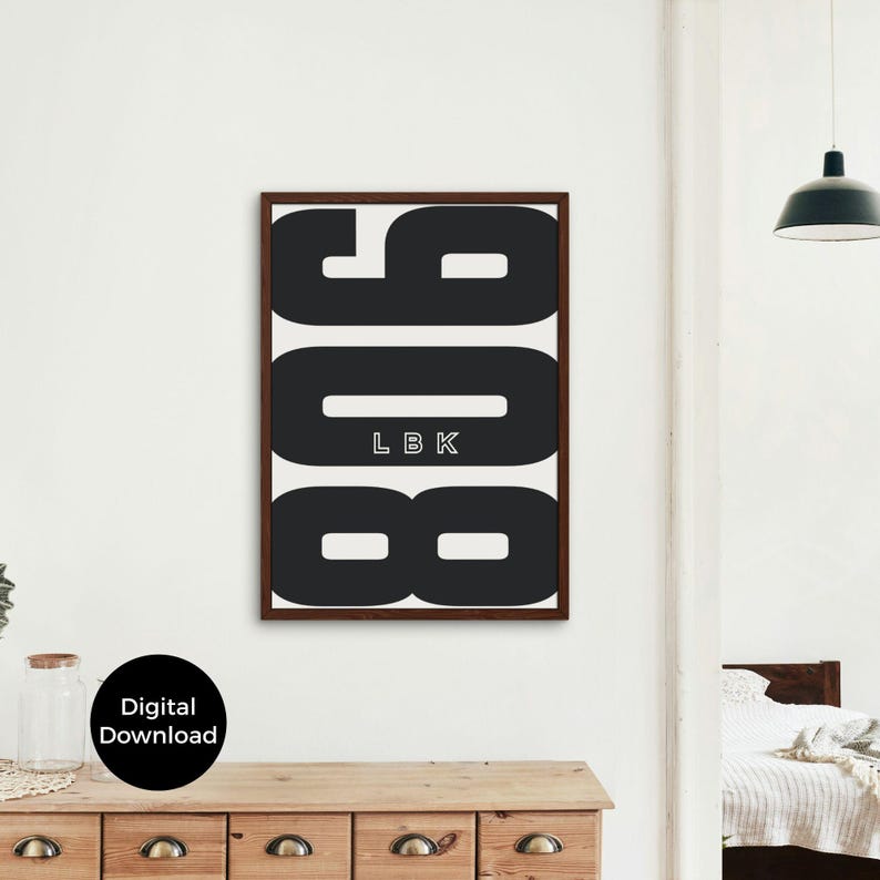 Lubbock Texas Poster Set: Area Code 806 Wall Art (digital Download) - Etsy