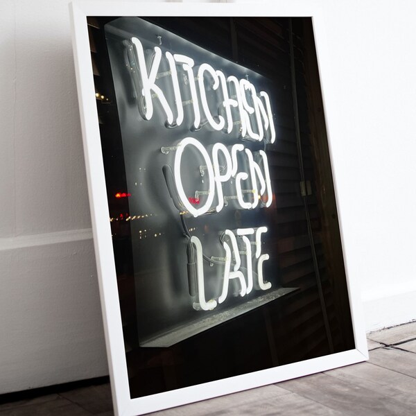 Neon Sign Print - Etsy