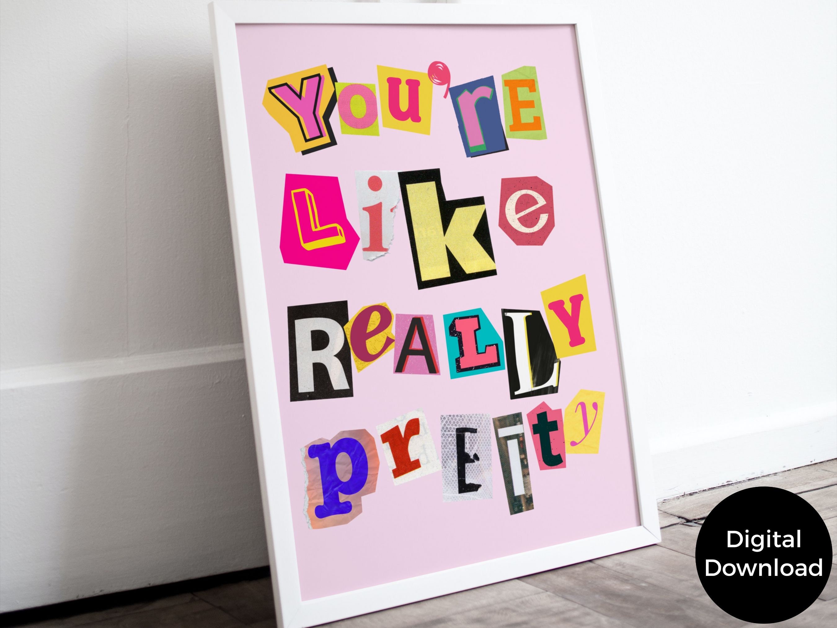 Mean Girls, Preppy, Pink Coquette Aesthetic, Best Friend Gift, You're ...