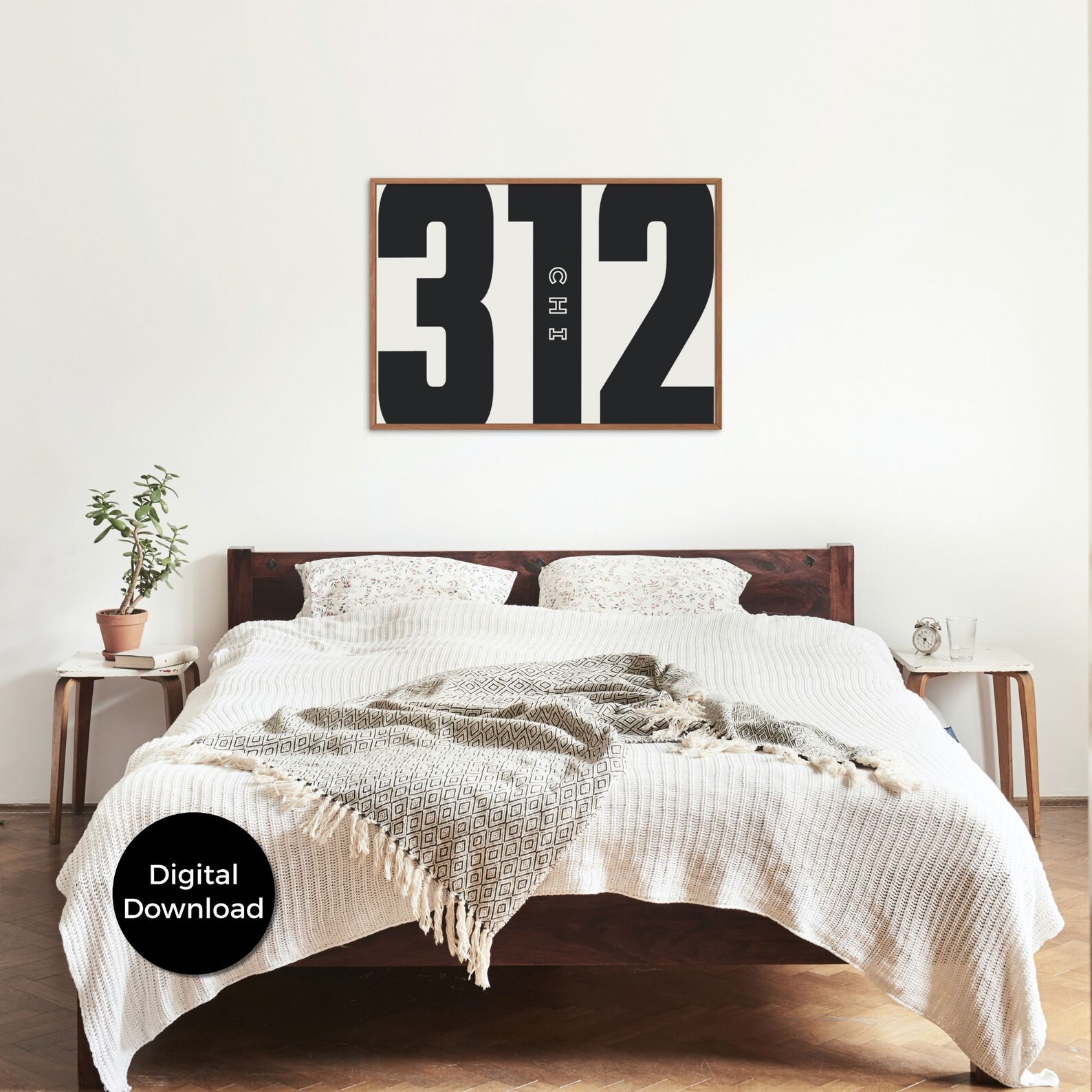 Chicago Wall Art: 312 Area Code Poster Set (digital Download) - Etsy