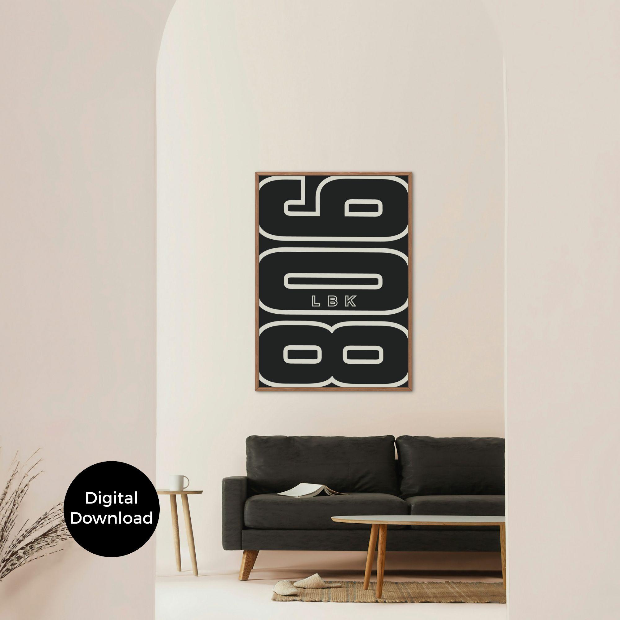 Lubbock Texas Poster Set: Area Code 806 Wall Art (digital Download) - Etsy