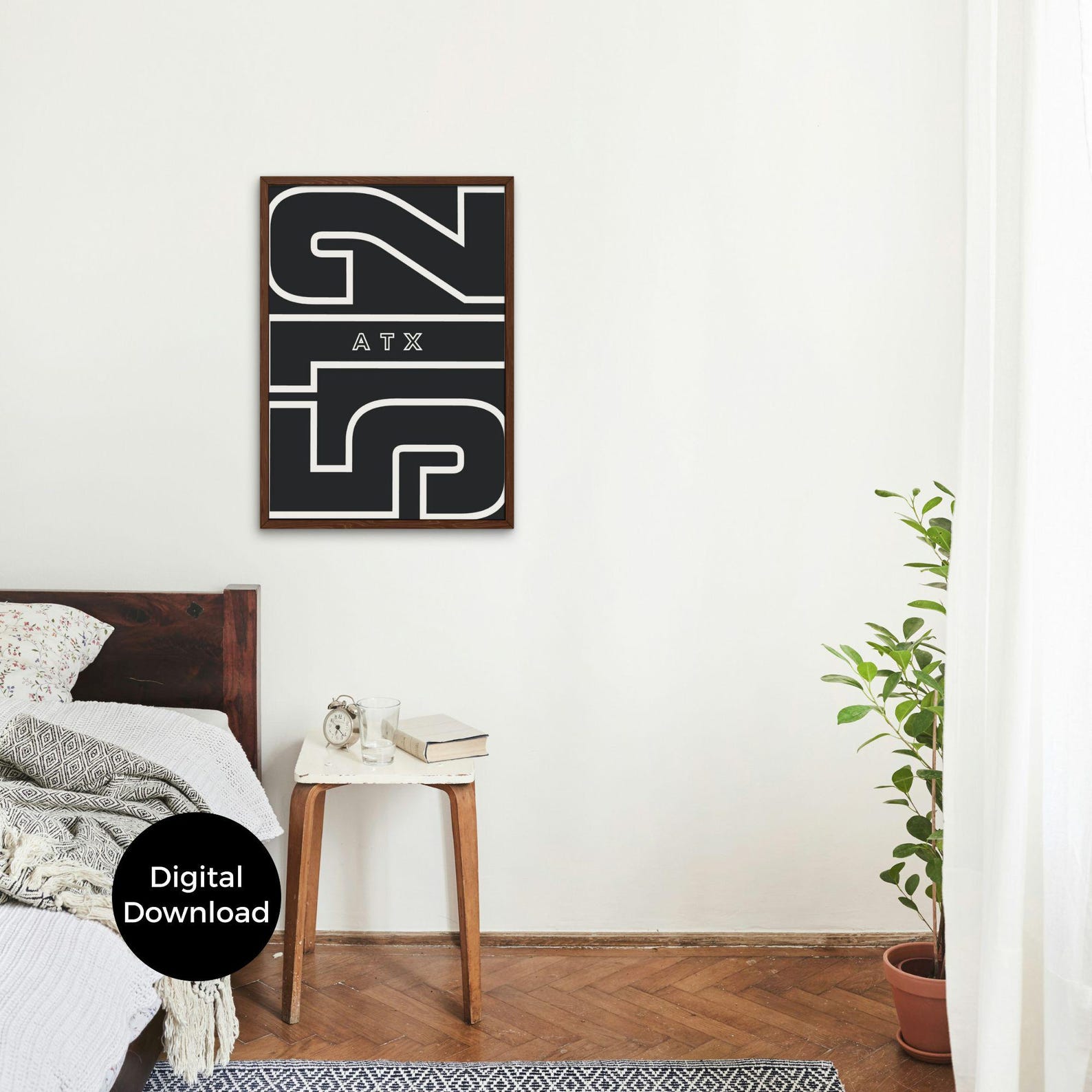 Austin 512 Area Code Poster Set: Texas Wall Art (digital Download) - Etsy