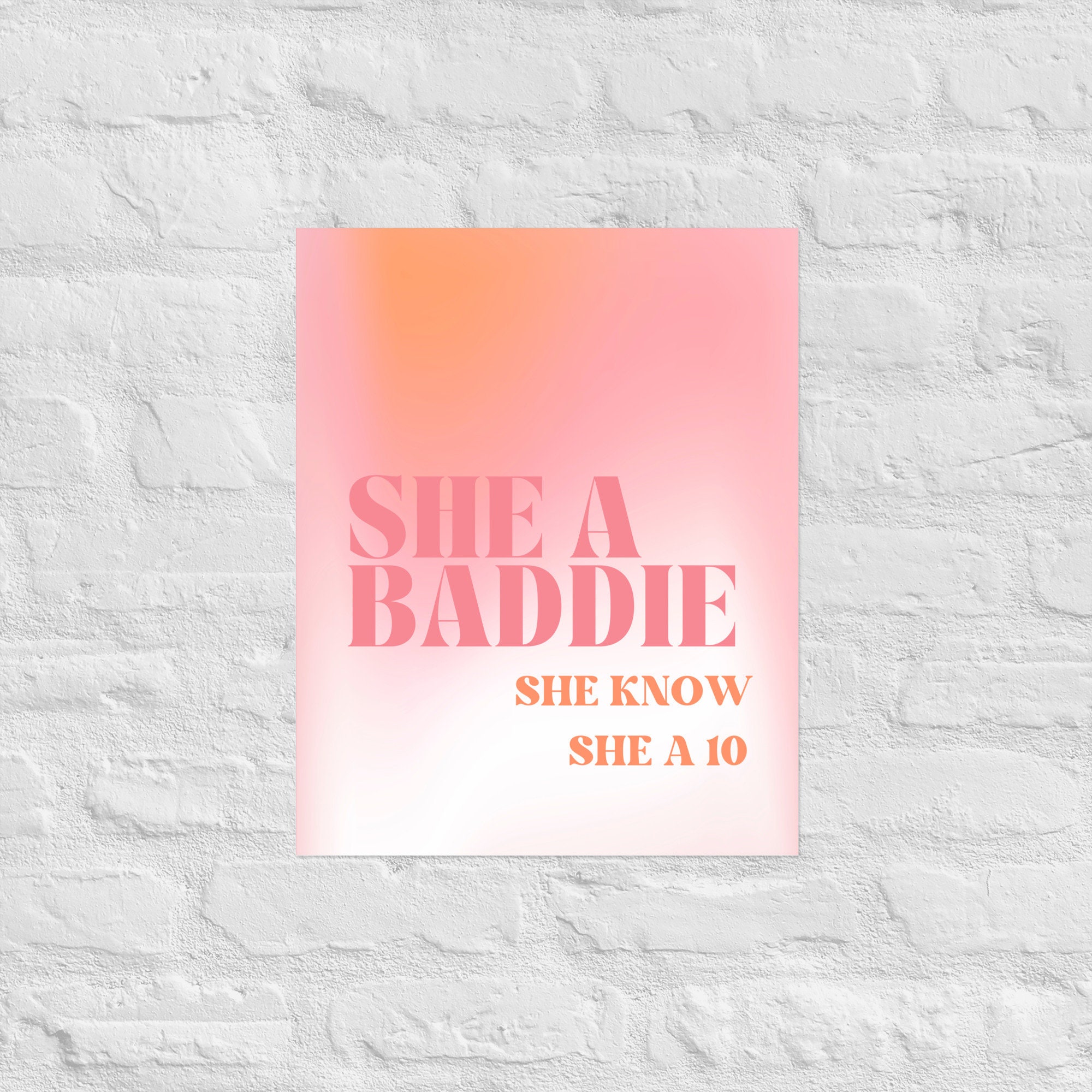 Ice Spice 'she a Baddie' Preppy Pink Aesthetic Room - Etsy Australia