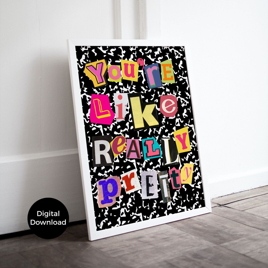 Preppy, Maximalist Wall Art, College Apartment, Indie Room Decor, You ...