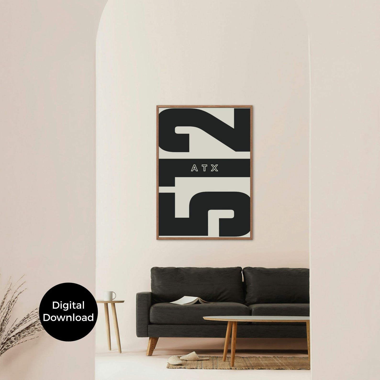 Austin 512 Area Code Poster Set: Texas Wall Art (digital Download) - Etsy