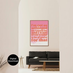 Preppy, Boho, Maximalist Wall Decor, Apartment Aesthetic, Pink and ...