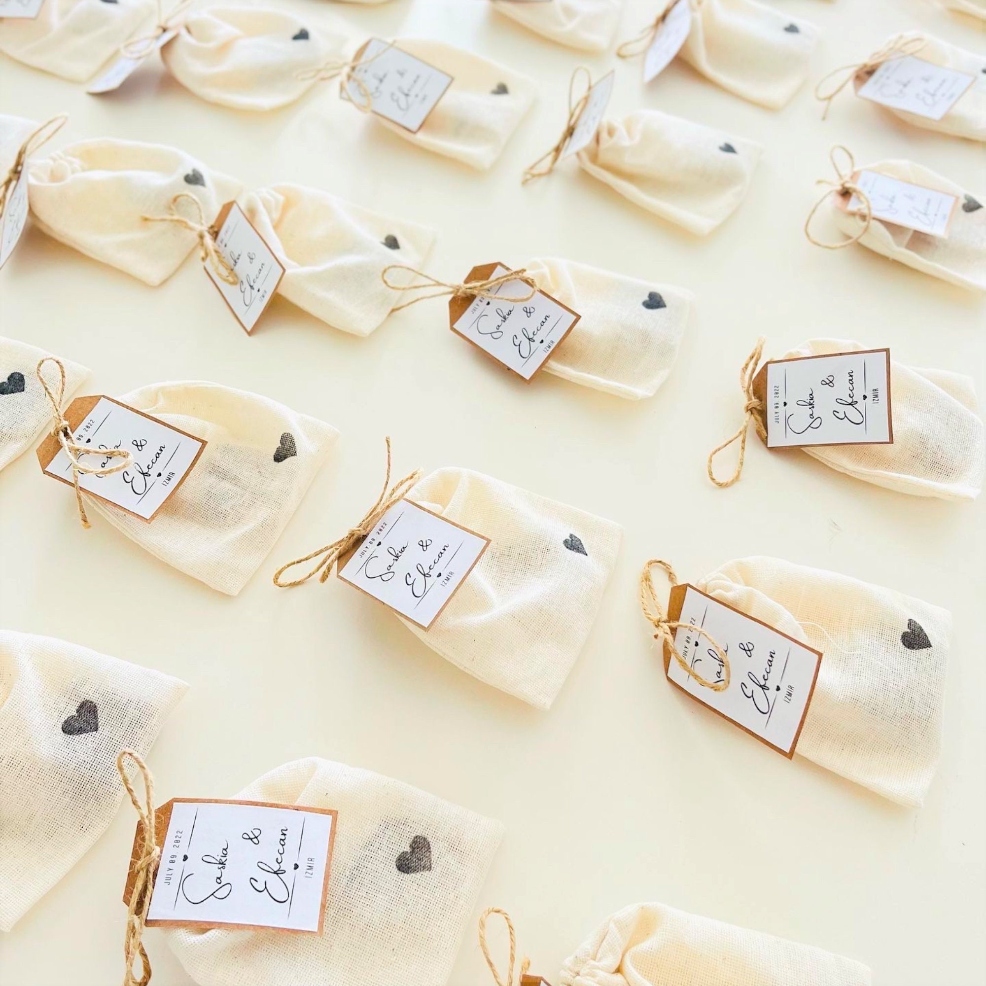 Personalized Cotton Gift Bags - Etsy