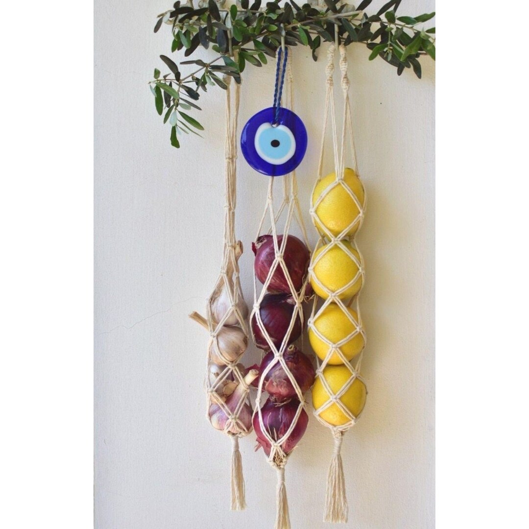 Handmade Rustic Fruit and Vegetable Storage Net Organic - Etsy