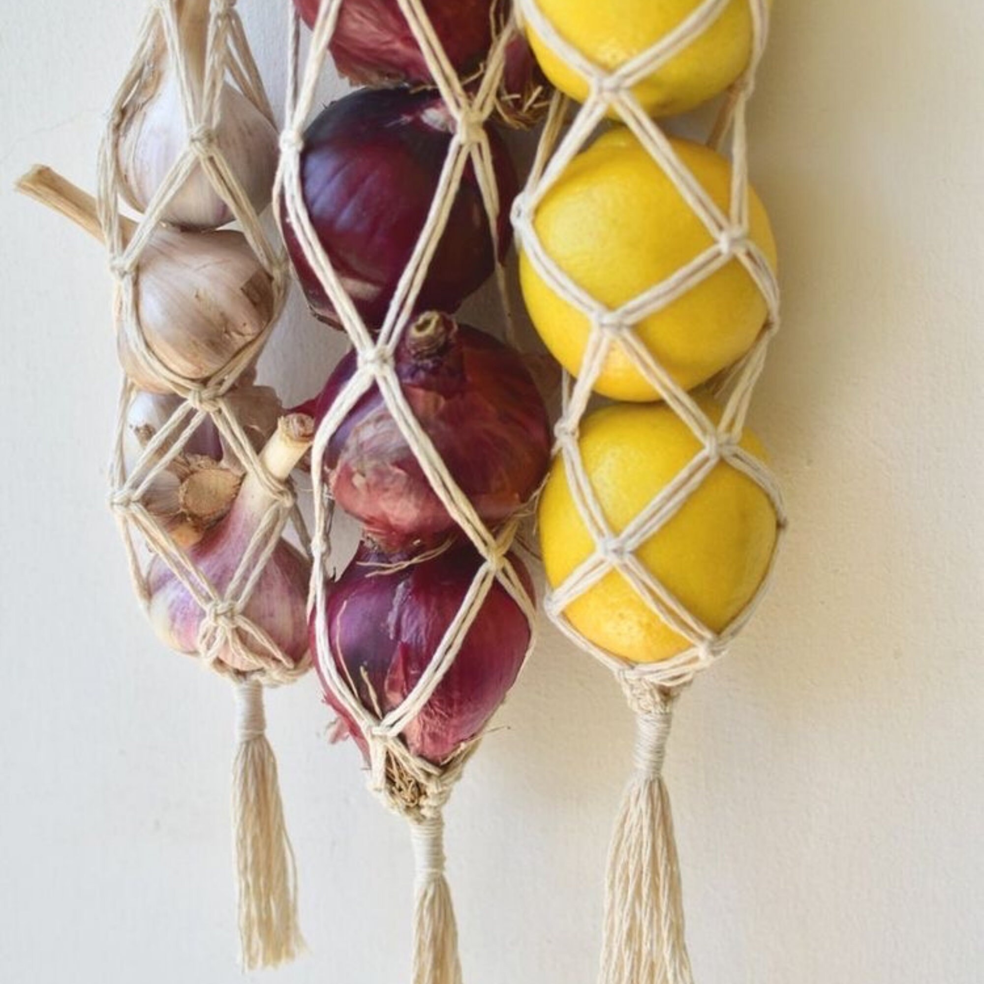 Handmade Rustic Fruit and Vegetable Storage Net Organic - Etsy
