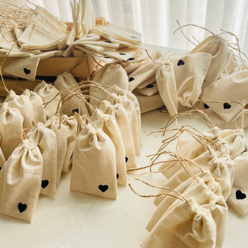 Personalized Cotton Gift Bags - Etsy