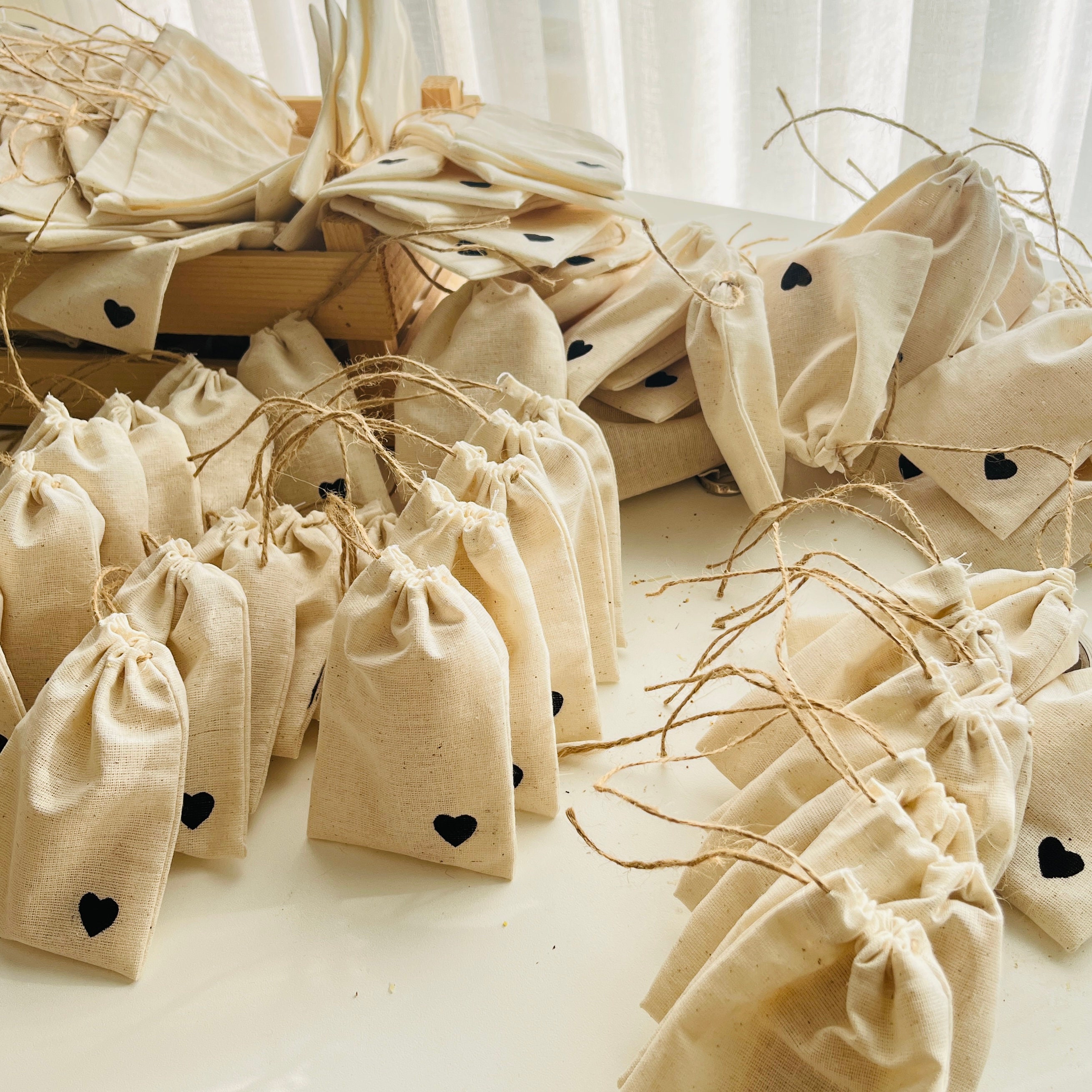 Personalized Cotton Gift Bags - Etsy