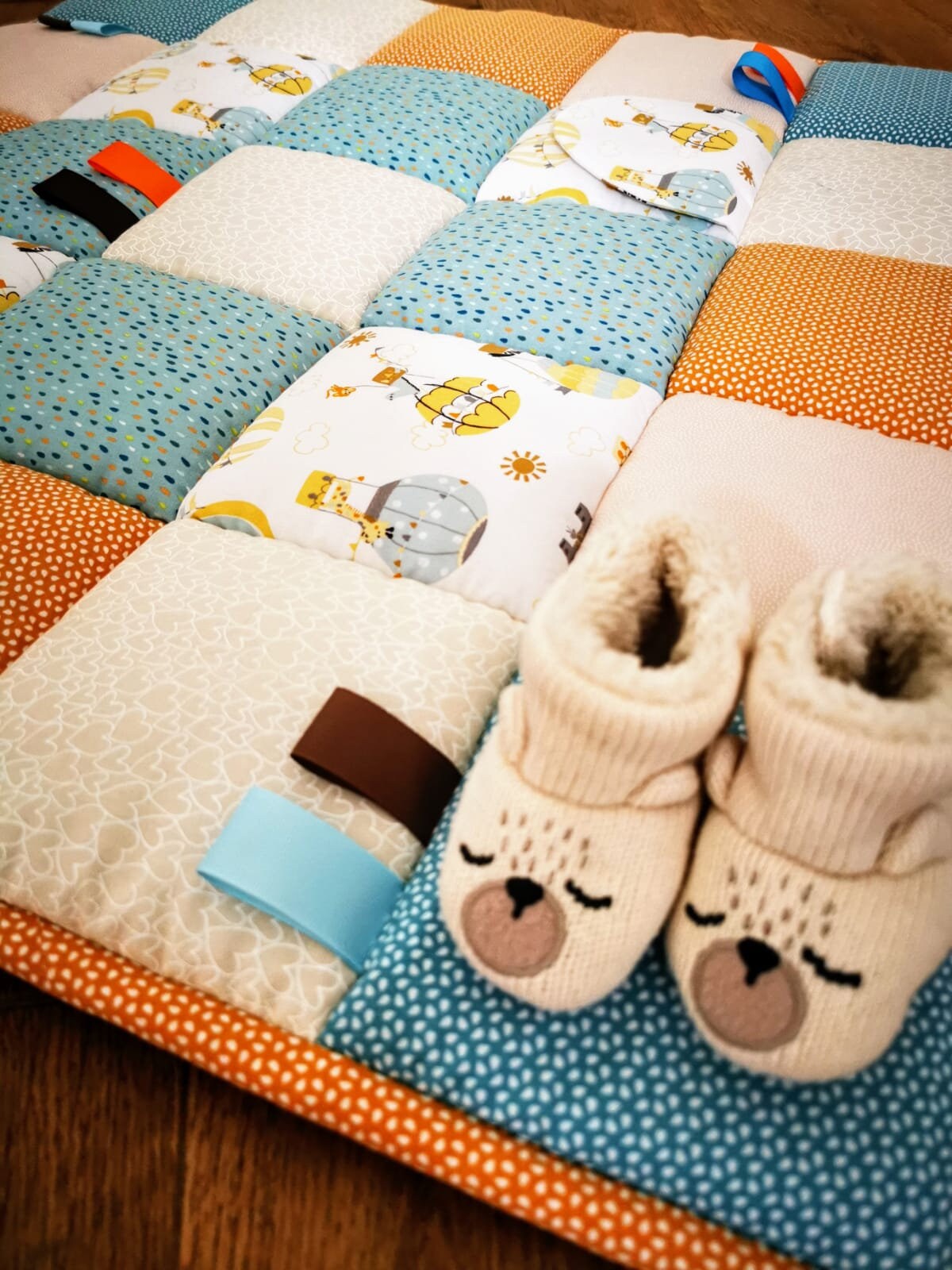 Handmade Baby Playmat - Sensory, in Pastels - Etsy UK