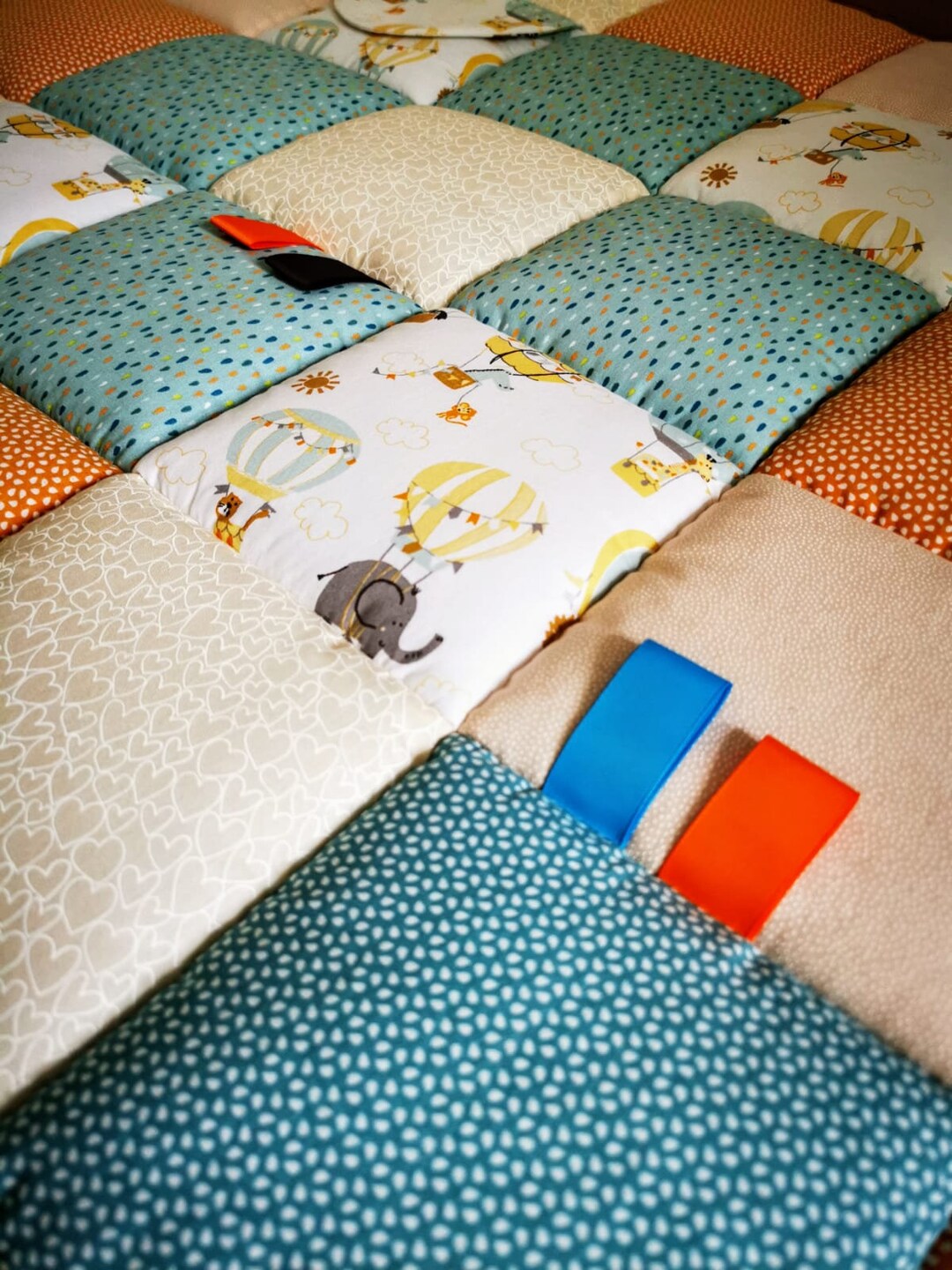 Handmade Baby Playmat - Sensory, in Pastels - Etsy UK