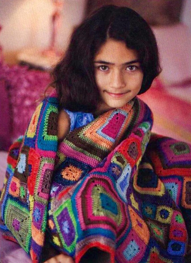 Granny Square Blanket Crochet Pattern– Digital PDF Download - Etsy