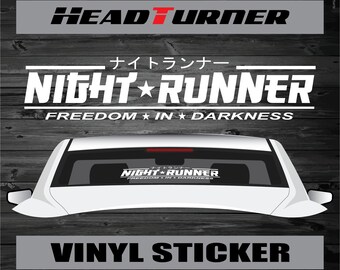 Night Runner Sticker | Etsy
