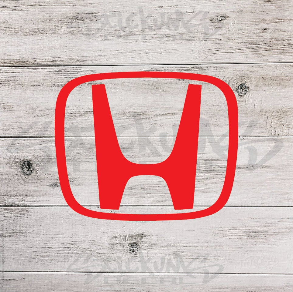 2 Pack Honda Car Logo Car Sticker Vinyl Decalcal | Etsy