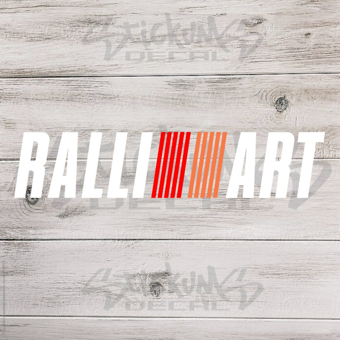 Ralli Art Mitsubishi Ralliart Racing Logo Car Sticker Vinyl | Etsy