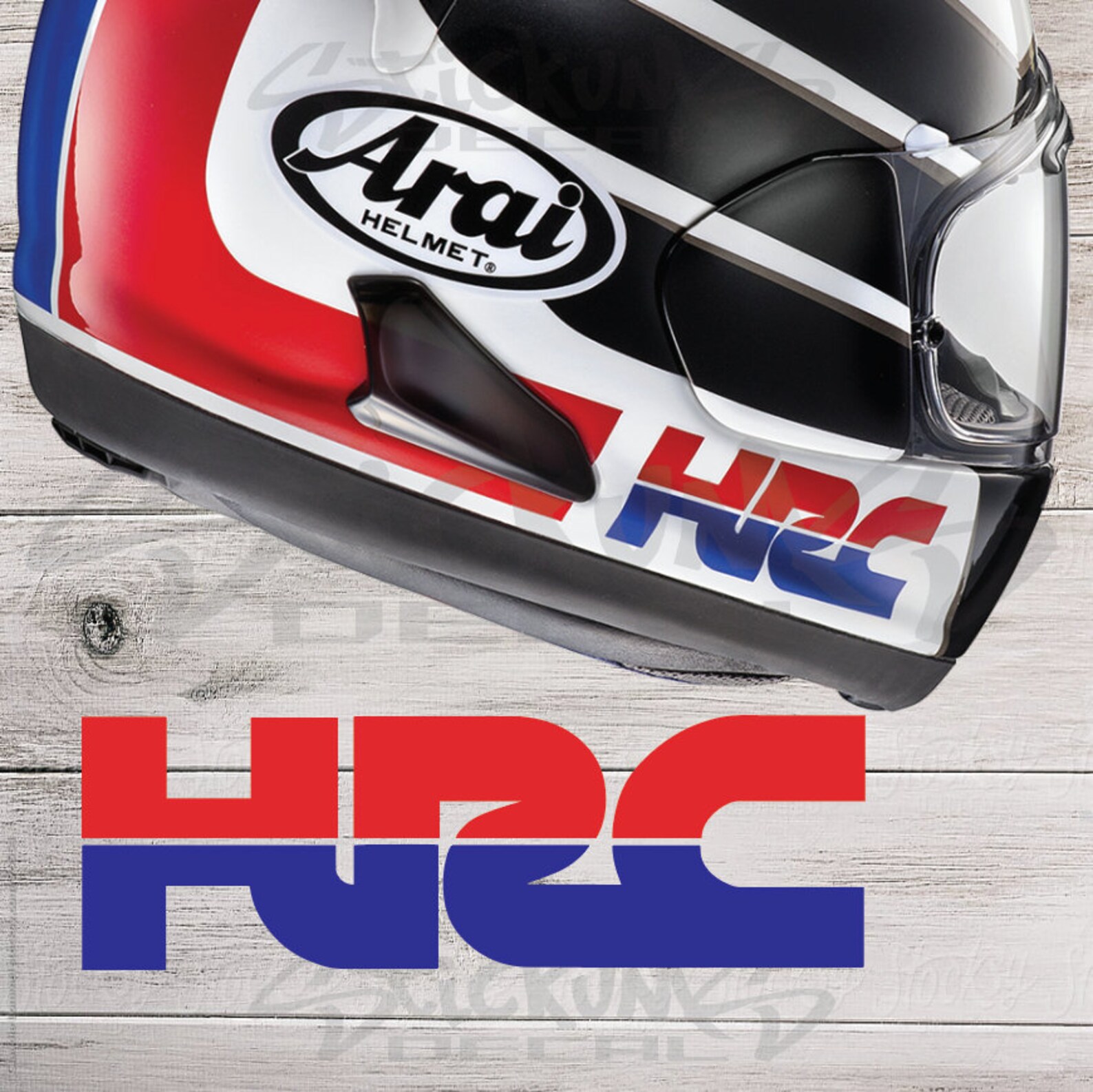 2 Pack HONDA HRC Racing Logo Car Sticker Vinyl Decal | Etsy