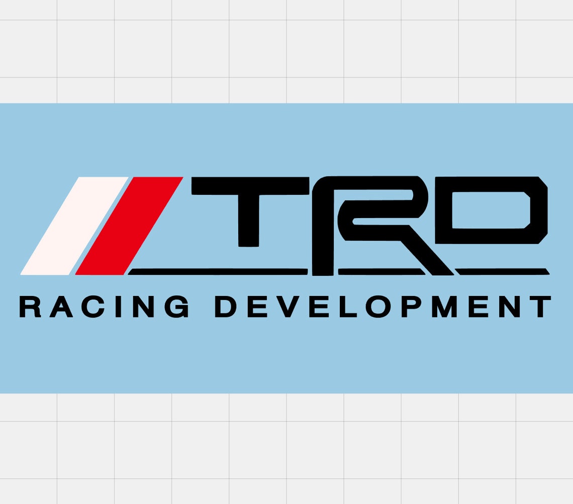 Toyota TRD Racing Logo Car Sticker Vinyl Decal | Etsy