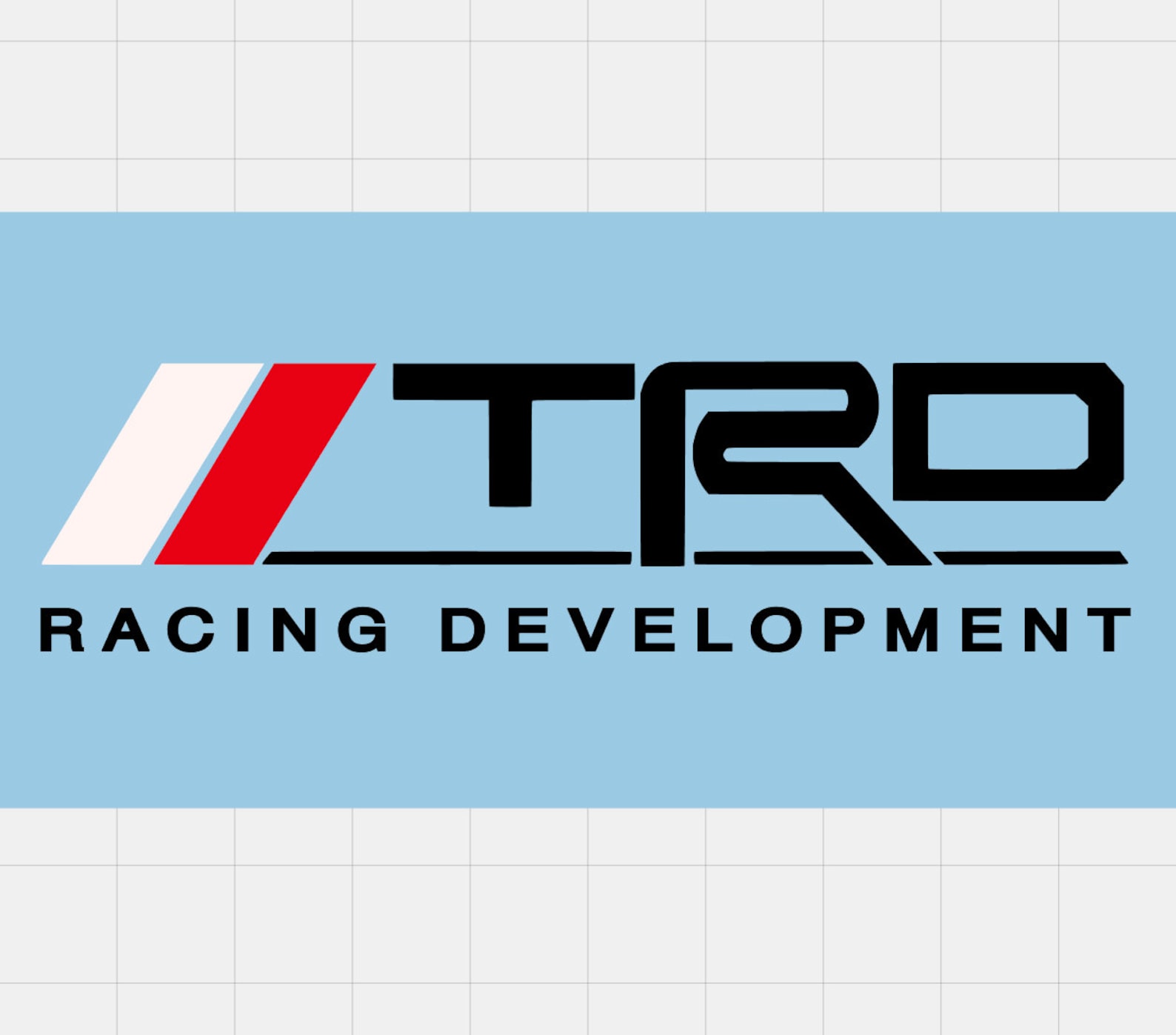 Toyota TRD Racing Logo Car Sticker Vinyl Decal | Etsy