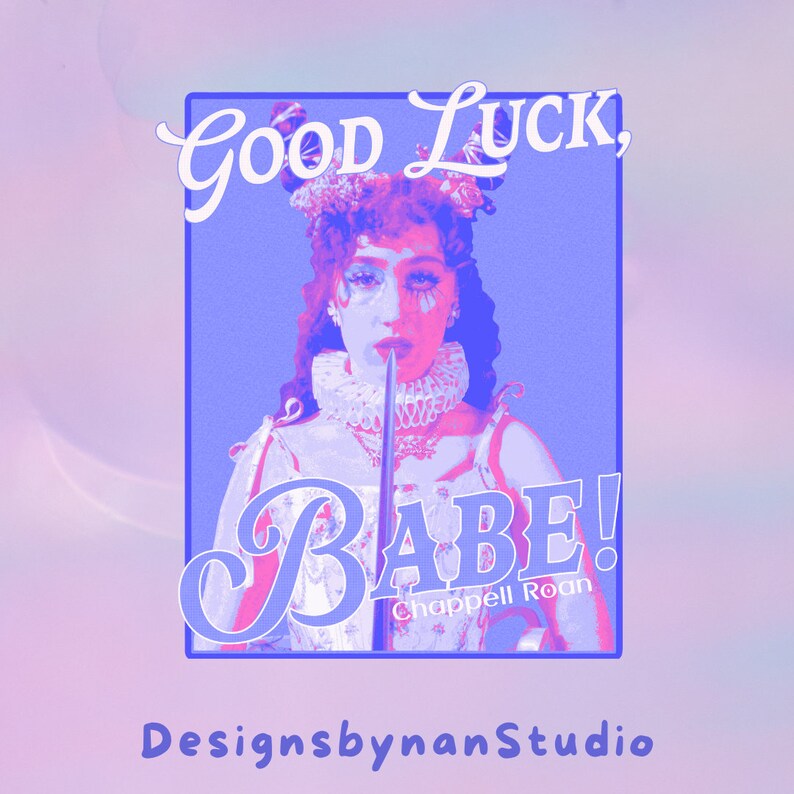 Good Luck, Babe Chappell Roan Music Design Gift Sticker Holographic ...