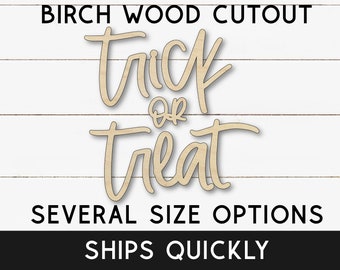 Trick or Treat Letters - Etsy