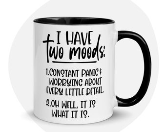 I Have Two Moods - Etsy