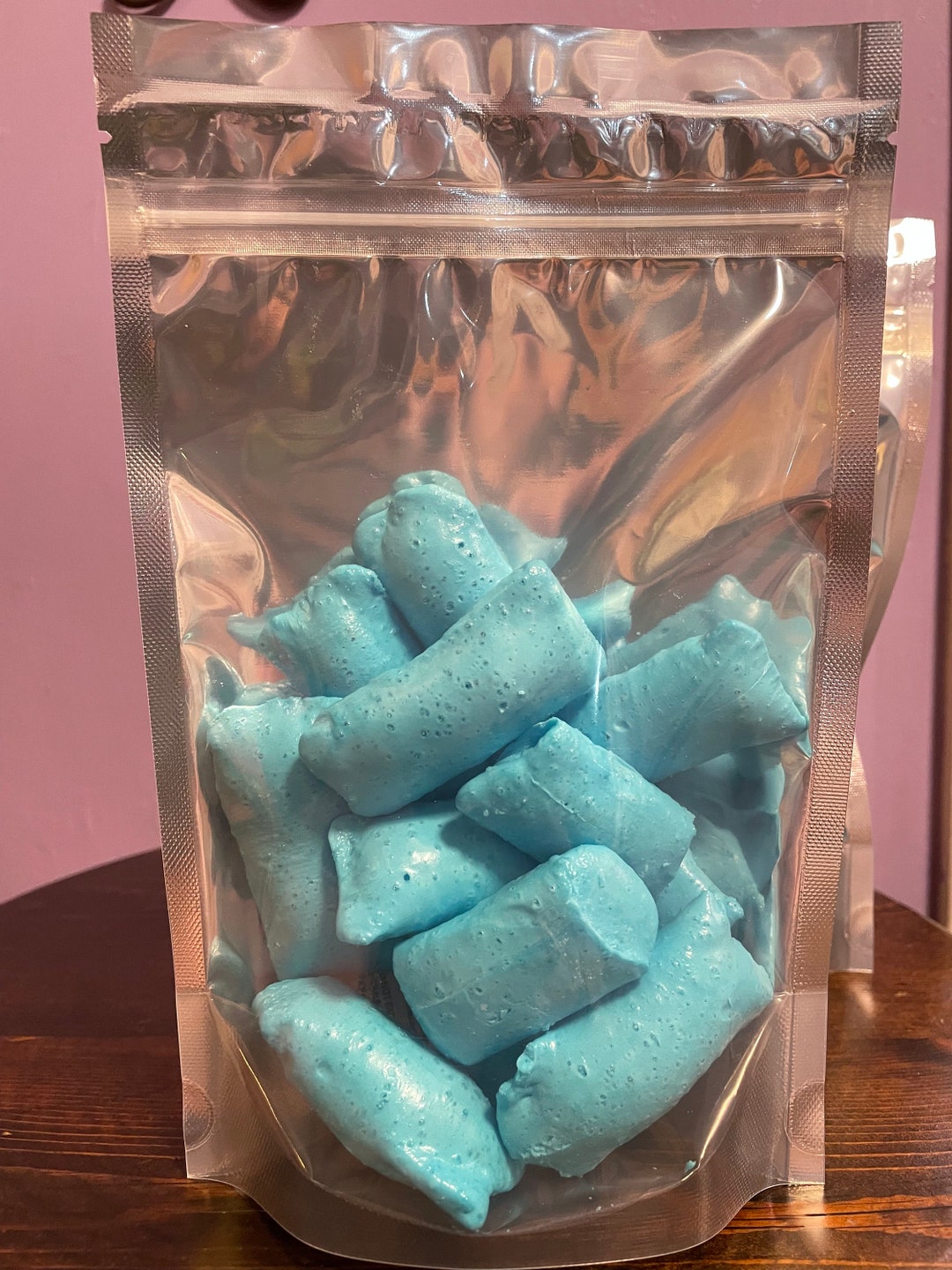 Freeze-dried Blue Raspberry Taffy - Etsy