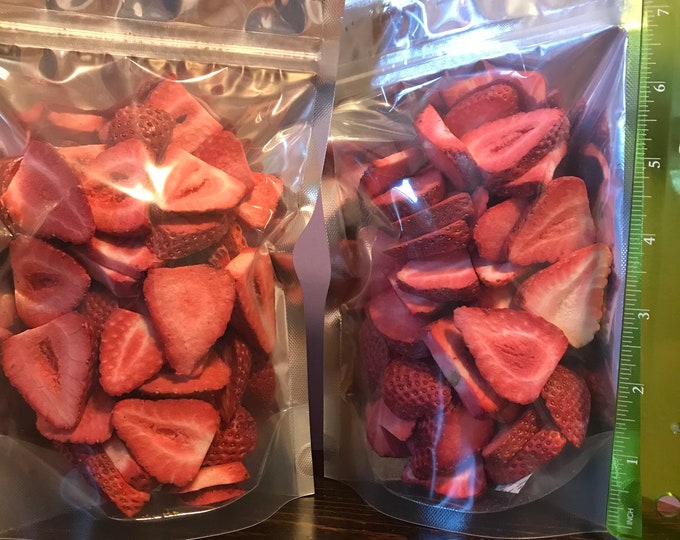 Freeze-dried Strawberry Slices - Etsy