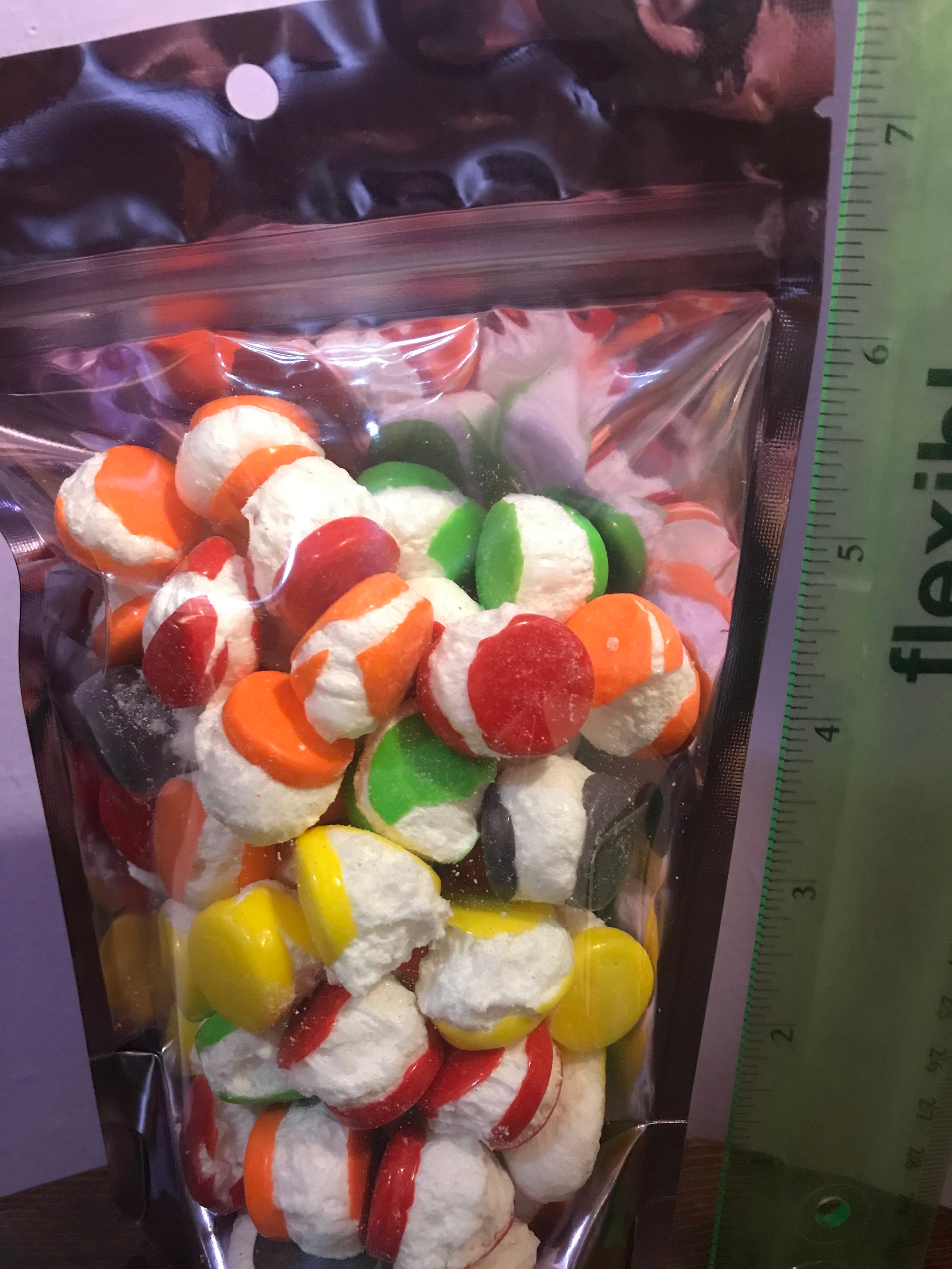 Freeze Dried Chewy Rainbow Disc Candies - Etsy