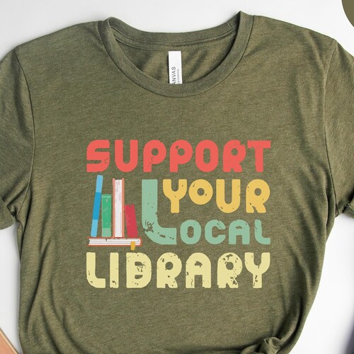 Library Shirt Reading Shirt for Teachers Book Lover Gift | Etsy