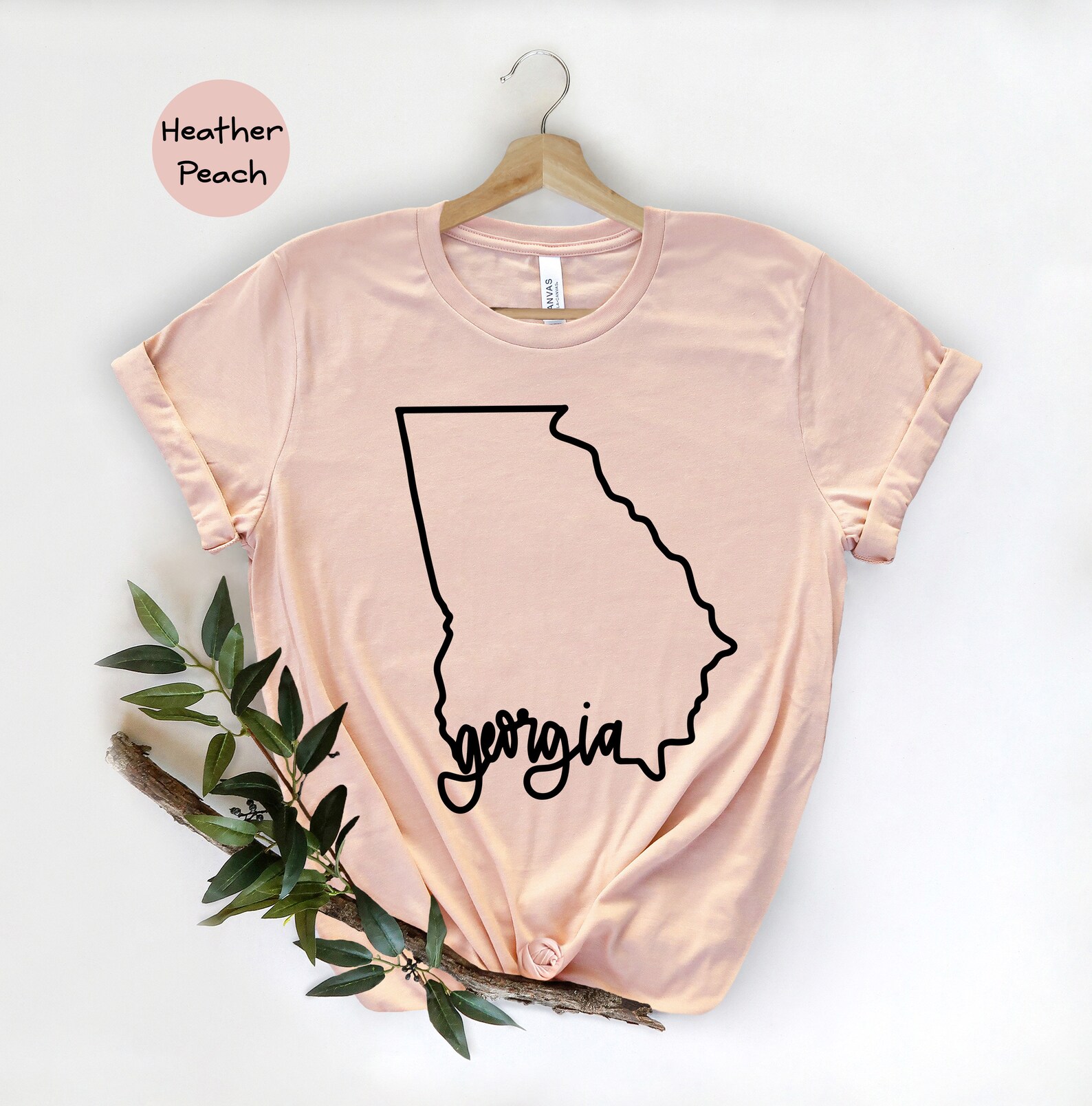Georgia State Shirts Georgia State Map Shirt Georgia Travel - Etsy
