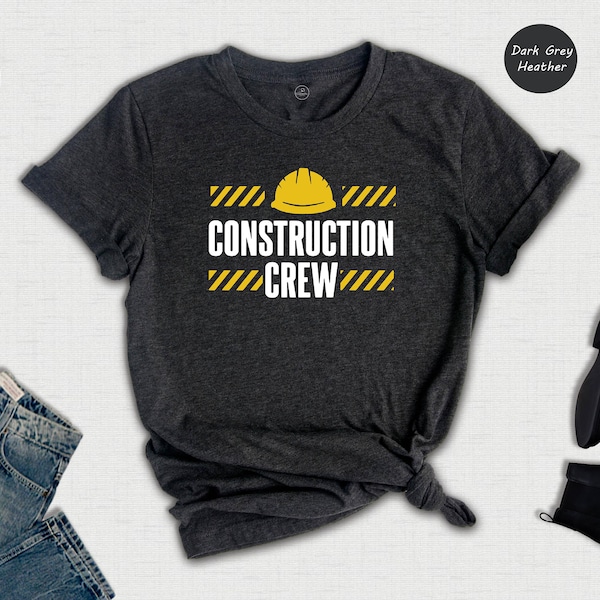 Construction Crew Shirt - Etsy