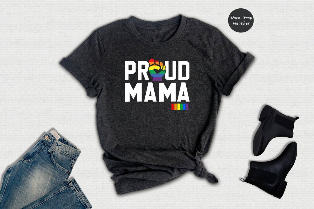 Proud Mom Shirt, LGBT Mom Tee, Proud Mom Shirt, Mom Support Shirt, LGBT ...