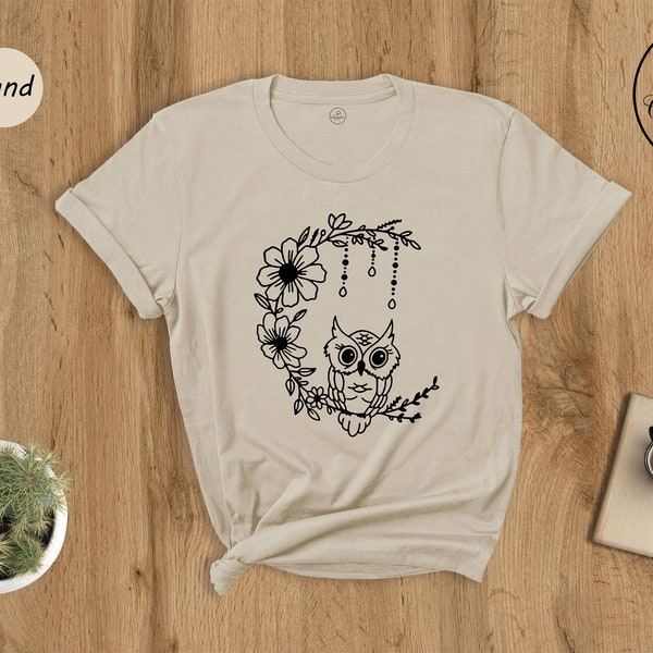 Owl Shirt - Etsy