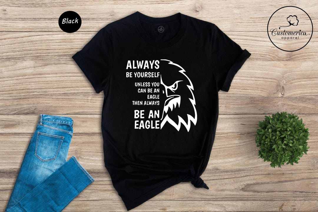 American Eagle Patriotic T-shirt, Motivational Graphic Tee - Etsy