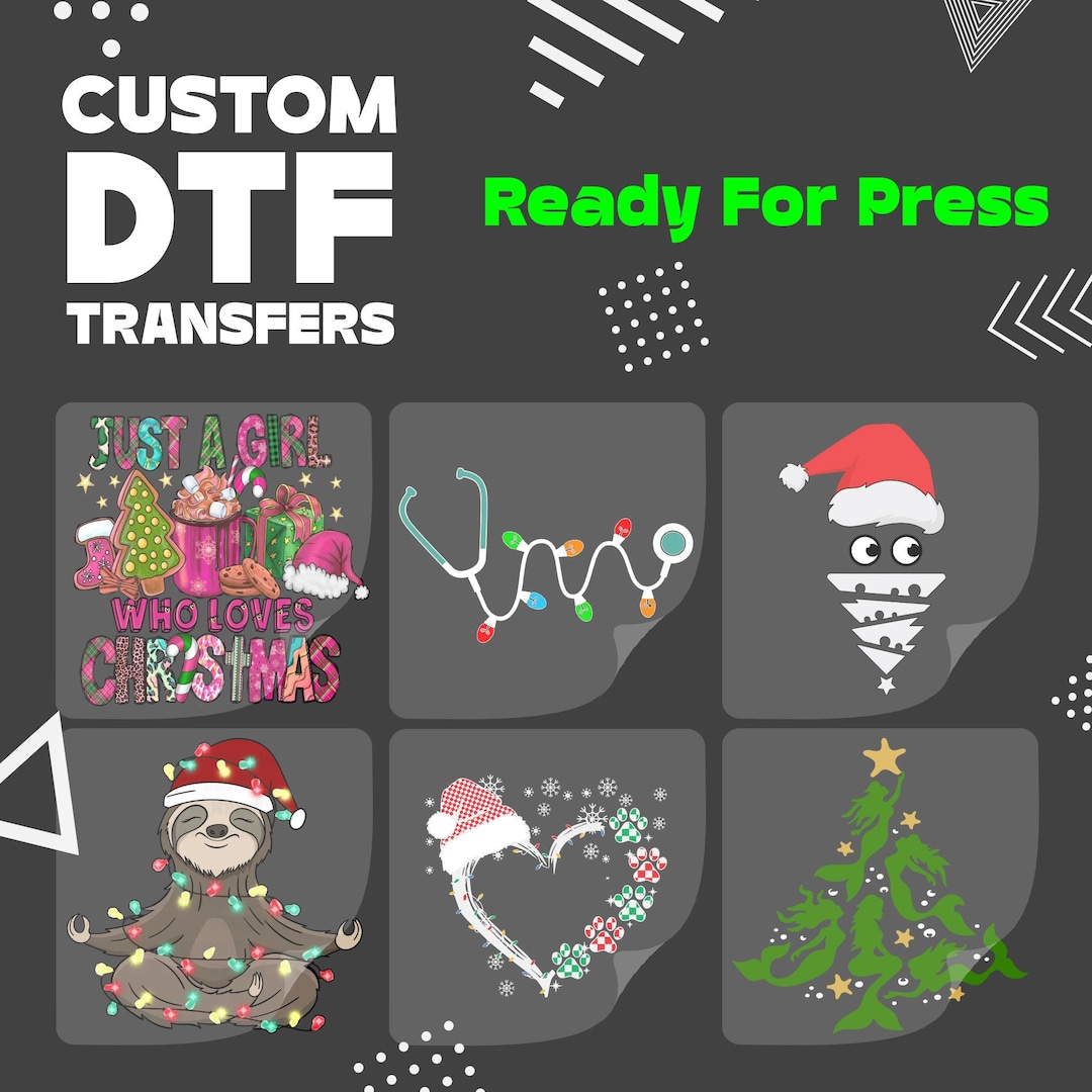 DTF Print Design, Custom DTF Transfer, Personalized DTF Prints, Custom ...