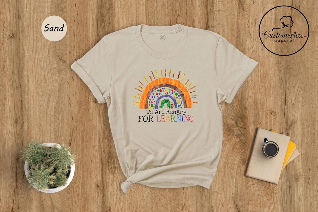 Funny Teacher T-shirt, Hungry for Learning, Back to School Gift - Etsy