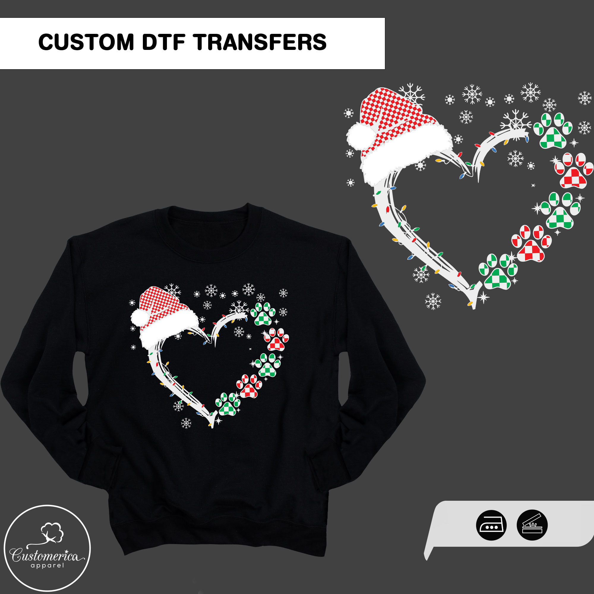DTF Print Design Custom DTF Transfer Personalized DTF - Etsy